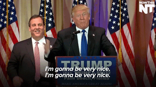 Trump Celebrated Super Tuesday With Chris ChristieAnd he called... on ...