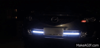 WS2812b Daytime Running Lights on Make a GIF