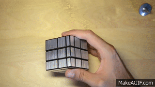Resolver cubo de Rubik MIRROR 3x3 | HD | Tutorial | Español on Make a GIF