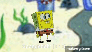Spongebob Walk on Make a GIF