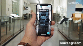 GuideBOT - AR Indoor Navigation on Make a GIF