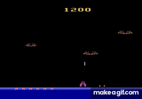 Atari 2600 Longplay [066] Demon Attack on Make a GIF