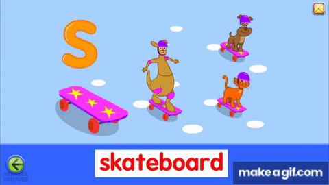 Start Learning with the awesome StarFall ABCs on Make a GIF