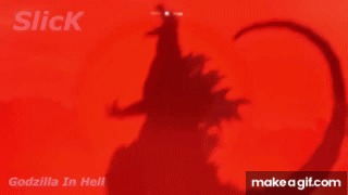 GODZILLA BATTLE ROYALE : PART 2 [True Form Ultima VS Burning Godzilla] on Make a GIF