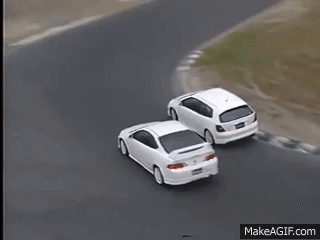 [ENG CC] Civic Type R EP3 vs. Integra Type R DC5 drag race 0-400m and ...