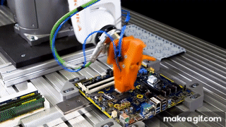Fast Robotic Assembly of CPU and Memory Modules on a Circuit Board on ...