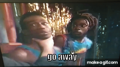 Cool Runnings Go away hand scene on Make a GIF