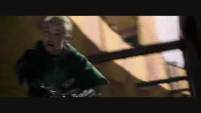 Draco crashes and lands in a splits! Ouch! That gotta hurt! on Make a GIF