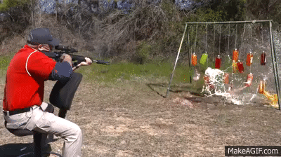 Turning your AR-15 into a mini Gatling Gun! (GAT CRANK) | Super SlowMo ...