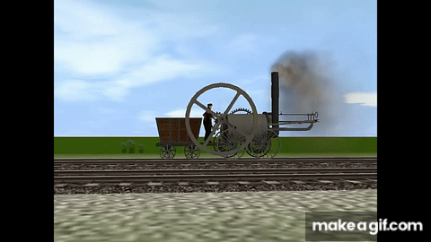History of early Locomotives on Make a GIF