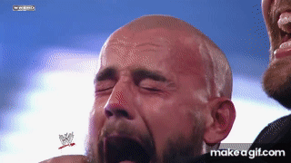 SmackDown: Big Show rips off CM Punk's mask on Make a GIF