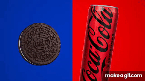 Oreo and Coca-Cola Just Became Besties. on Make a GIF
