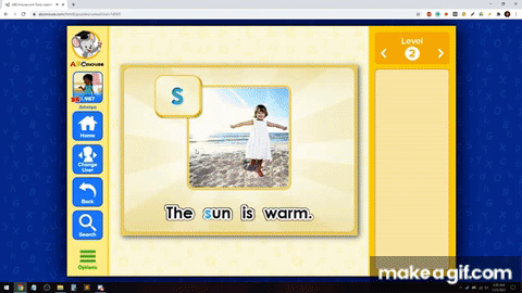ABCmouse Level 3: Lesson 46 Reading: The Letter S on Make a GIF