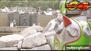 Kamen Rider Ryuki: Verde Debut Scene on Make a GIF