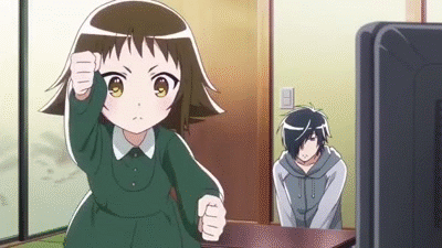 Mikakunin de Shinkoukei - Mashiro-tan cute dance! on Make a GIF
