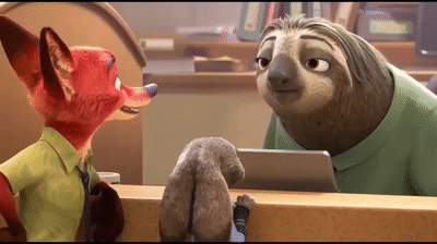 Zootopia - All clips (with sloth scene) (HD) on Make a GIF