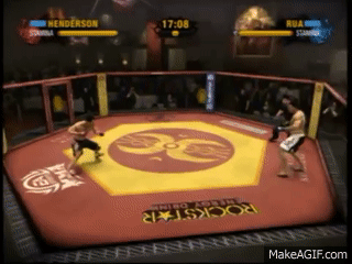 EA MMA Knockout Montage!!! on Make a GIF