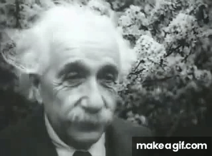 Albert Einstein (01) on Make a GIF