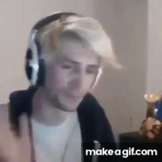 xQc clap fast on Make a GIF