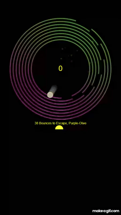 Ball Bouncing Simulation | 39 Bounces to Escape | Satisfying Animation ...