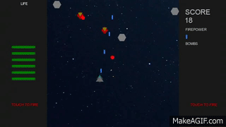 Andromeda V1 (Android arcade game) on Make a GIF