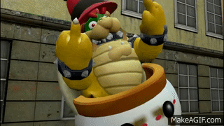 Gangster Mario Gif