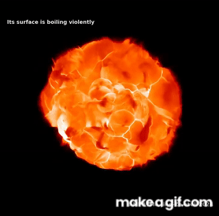 Red supergiant star Betelgeuse's boiling surface 'mimics' rotation in ...