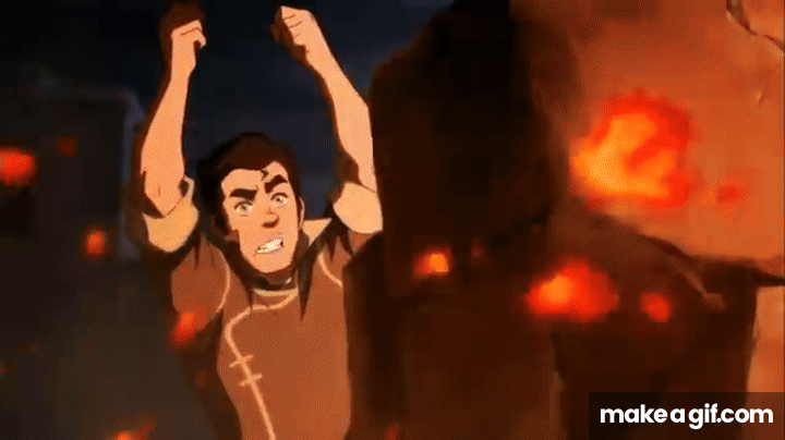 Ghazan - All Lava Bending Scenes on Make a GIF