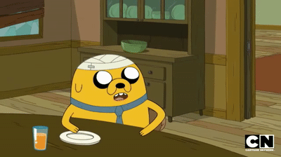 Bit by a Monster | Adventure Time I Cartoon Network on Make a GIF
