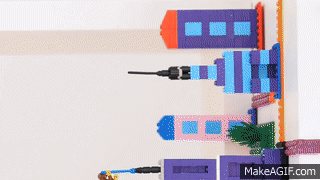 COOL LEGO HACK - NIMUNO LOOPS LEGO® COMPATIBLE BASEPLATE TAPE on Make a GIF