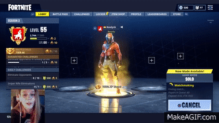 Fortnite Battle Royale - SOLO GRINDIN + 2000 V-Buck Giveaway on Make a GIF