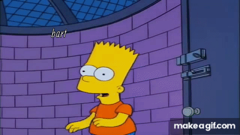bart Números Romanos en Los Simpsons. on Make a GIF