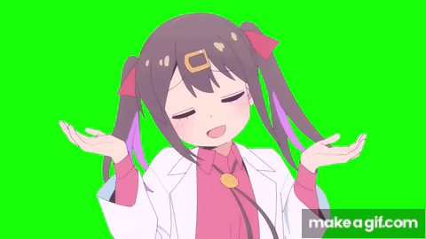【Oniichan wa Oshimai!】Onimai Dance Mihari【Green Screen】 on Make a GIF