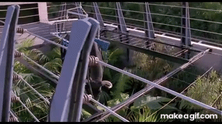Jurassic Park 1993 - Raptor Feeding Scene HD on Make a GIF