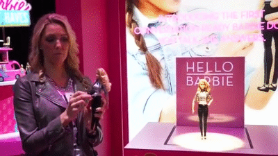 Hello Barbie is World's First Interactive Barbie Doll on Make a GIF