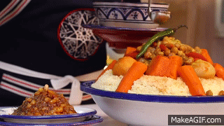 Choumicha : Recette de Couscous marocain aux légumes (VF) - Moroccan ...