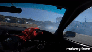 HIGH GRIP drift at Mobara Twin in the JZX100 on Make a GIF