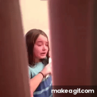Little Girl Crying When Combing Her Hair on Make a GIF