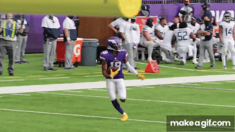Justin Jefferson Griddy'd Into The End Zone For His First NFL TD! 🏈 on ...