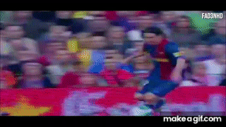 The Art of Dribbling by Lionel Messi on Make a GIF
