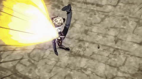 Saitama vs Genos Fight | One Punch Man (60FPS) on Make a GIF