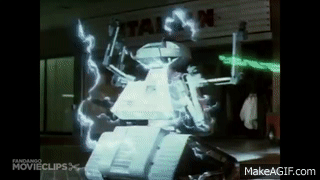 Chopping Mall (7/9) Movie CLIP - Giving the Killbots a Target (1986) HD on Make a GIF