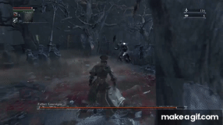 Bloodborne: Father Gascoigne - No Hits Taken (without parrying) on Make ...