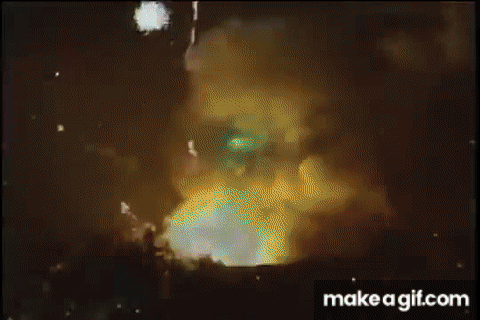 Destroyed In Seconds - Fireworks Explosion on Make a GIF