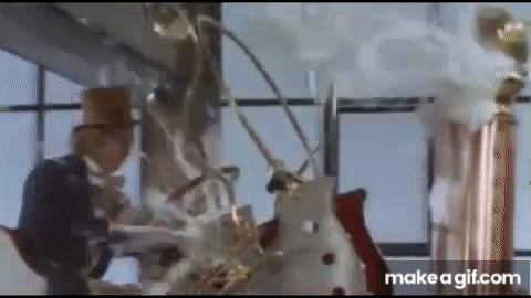 Charlie and the Chocolate Factory Wonka Wash Scene on Make a GIF