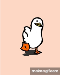 Moving Duck Gif