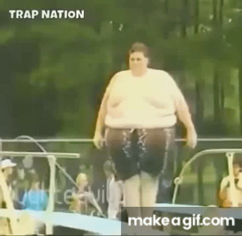 WHEN FAT PEOPLE JUMP TSUNAMI on Make a GIF