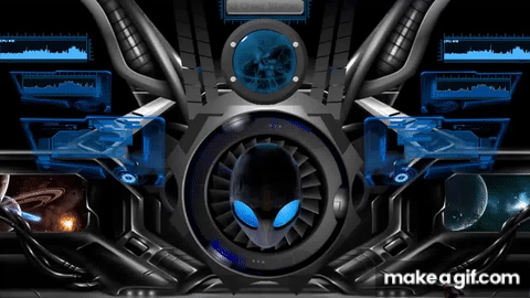 Alienware Blue Eagle 2 on Make a GIF