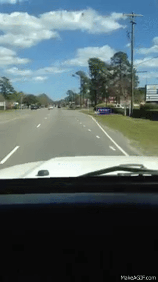 Jeep Runs Over Trump Sign on Make a GIF