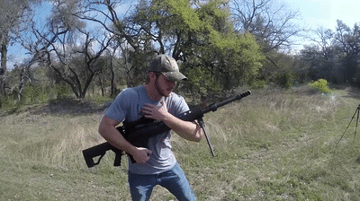 INSANE 50cal Muzzle Blast Power on Make a GIF